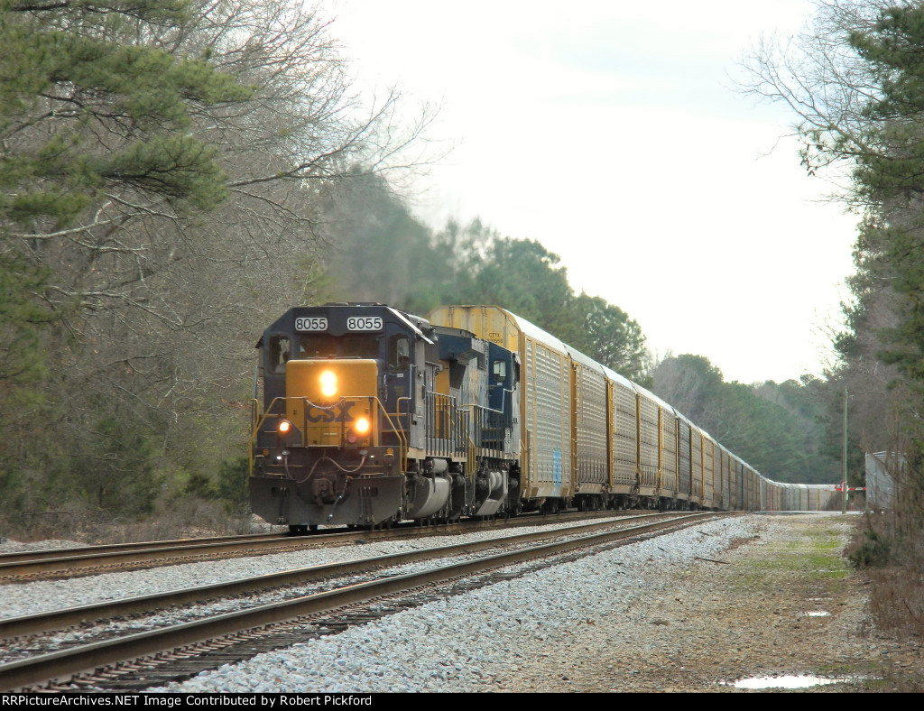 CSX 8055 (SD40-2) 7815 (C40-8W)